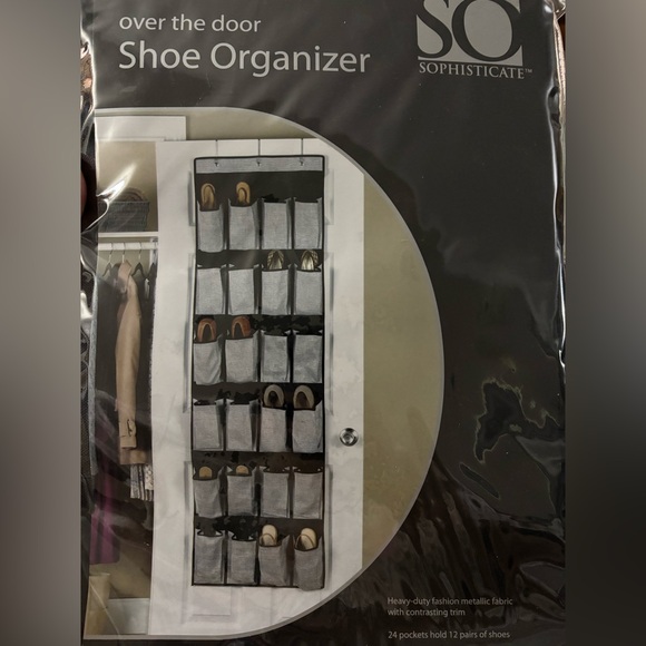 Whitmor | Storage & Organization | Overthedoor Shoe Organizer Black And ...
